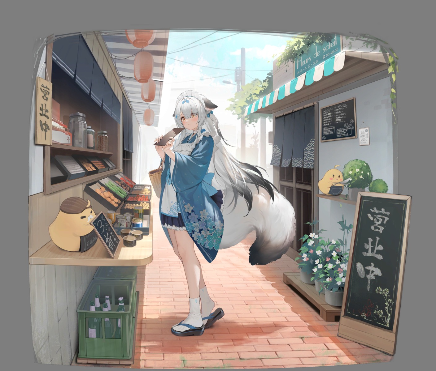 yuri shoutu azur lane manjuu (azur lane) miyuki (azur lane) animal ears ...