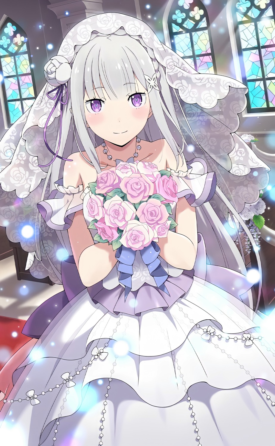 re:zero kara hajimeru isekai seikatsu emilia (re zero) dress no bra ...