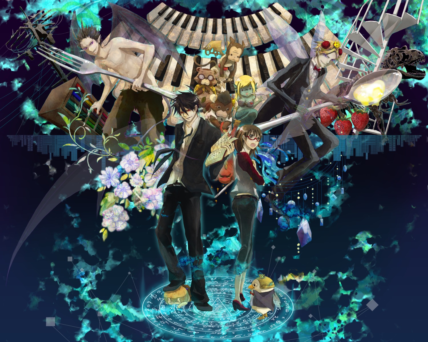 mushoku yondemasuyo ! azazel-san akutabe azazel beelzebub yuichi gusion ...