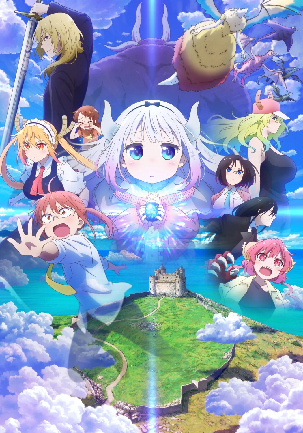 kobayashi-san chi no maidragon elma (maidragon) fafnir (maidragon ...