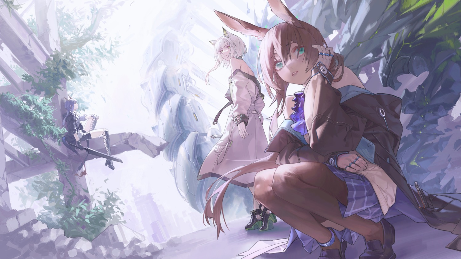 wushier arknights amiya (arknights) ch'en (arknights) kal'tsit ...