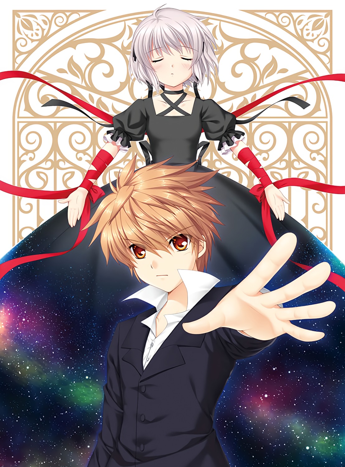 key hinoue itaru rewrite kagari (rewrite) tennouji kotarou dress ...