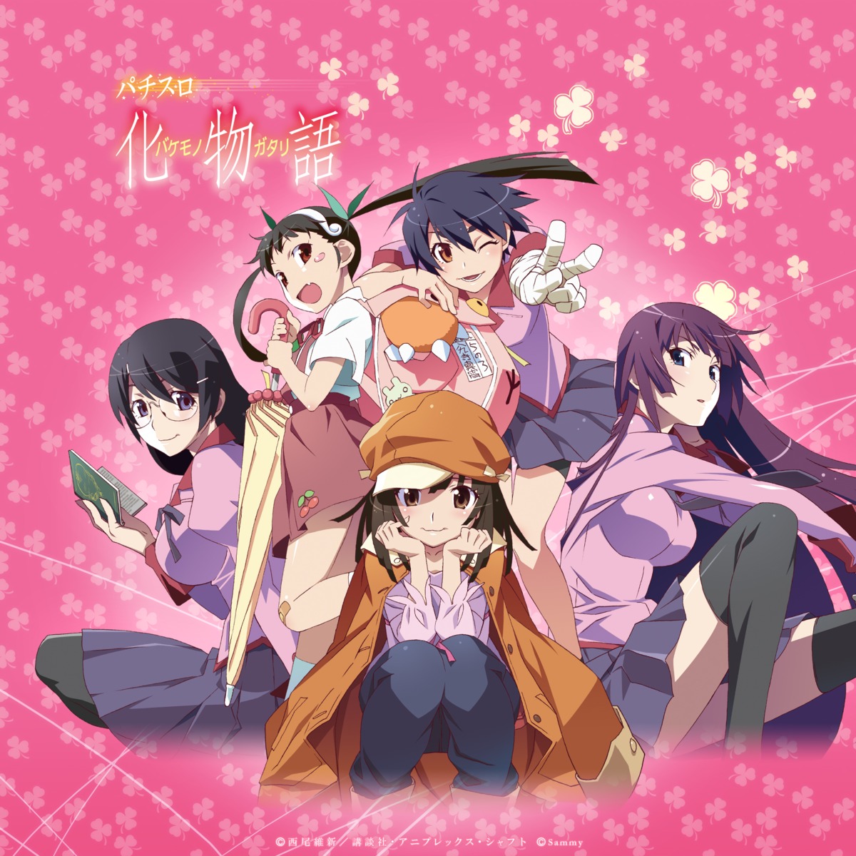 bakemonogatari monogatari (series) hachikuji mayoi hanekawa tsubasa ...