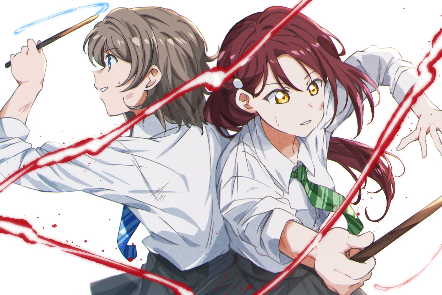 yuchi (salmon-1000) harry potter love live! sunshine!! sakurauchi riko ...