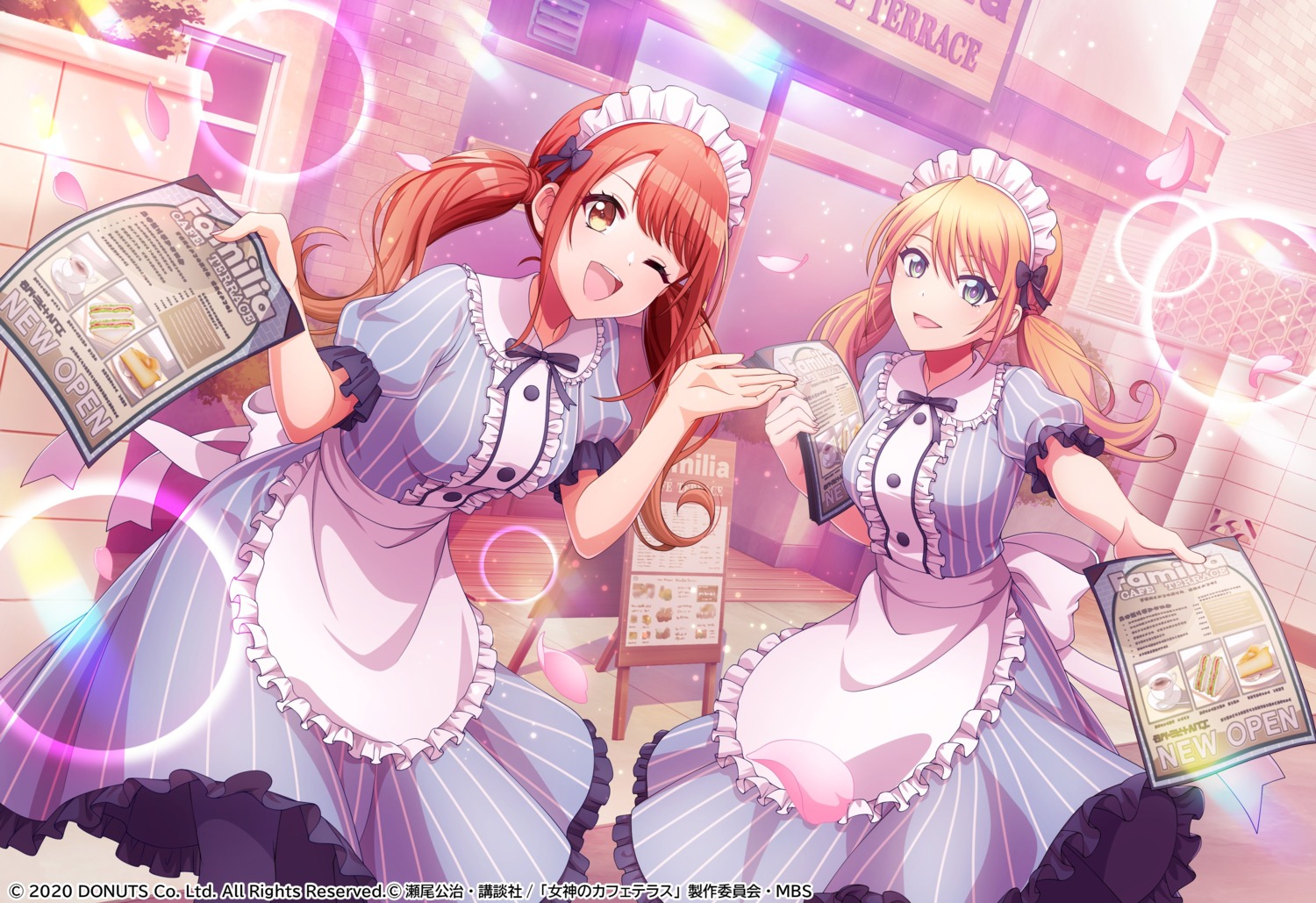 d4dj megami no café terrace seto rika tsukishima riho cosplay crossover ...