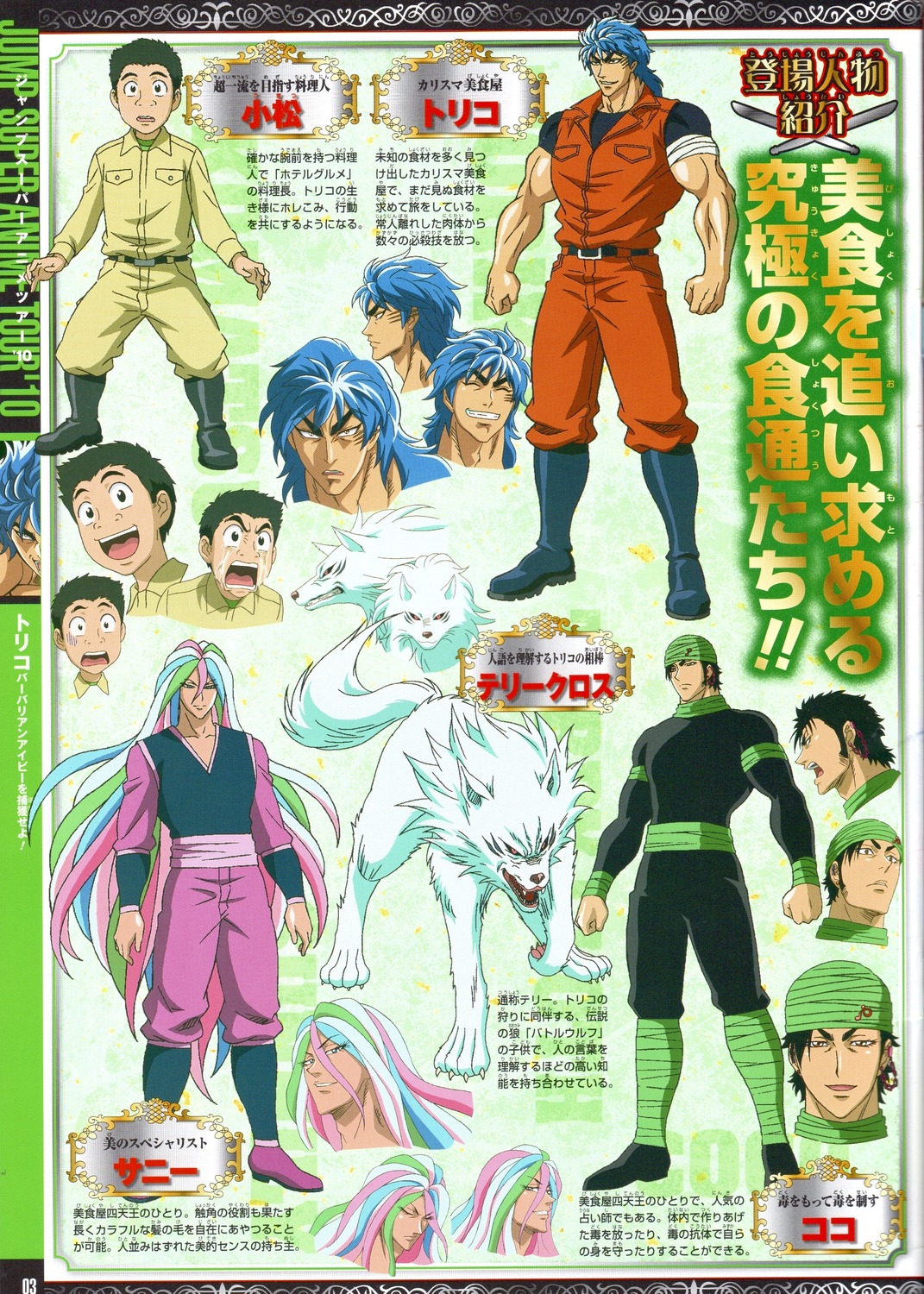 toriko (copyright) character design tagme | #1040259 | yande.re
