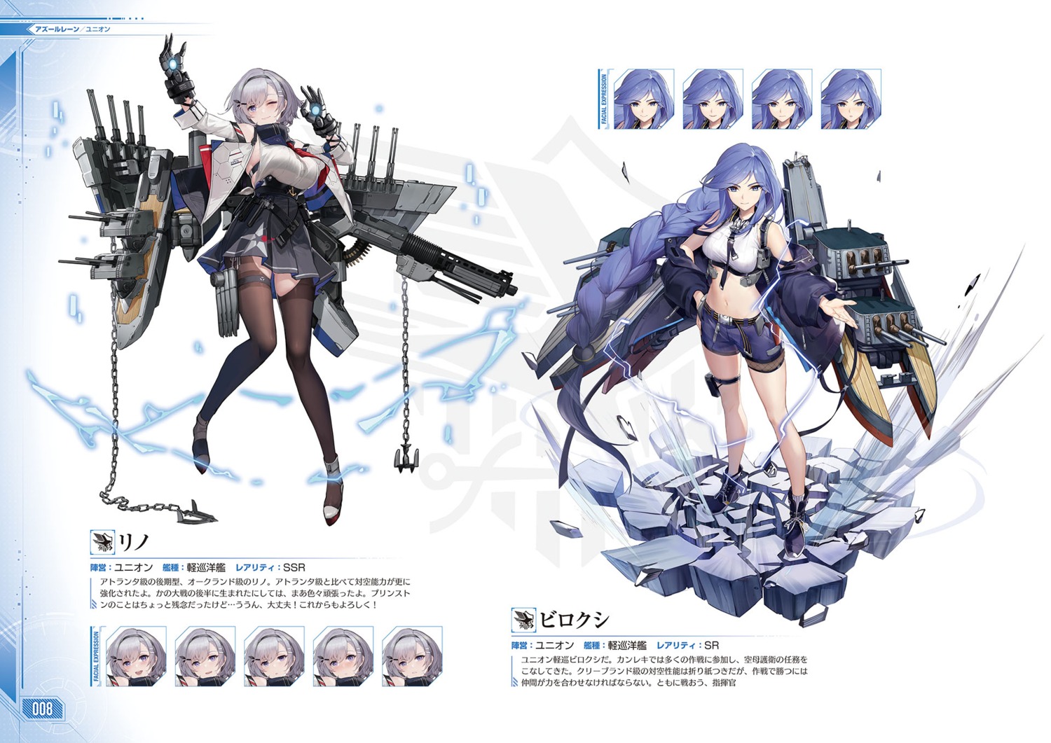 pandea work azur lane biloxi (azur lane) reno (azur lane) garter gun ...