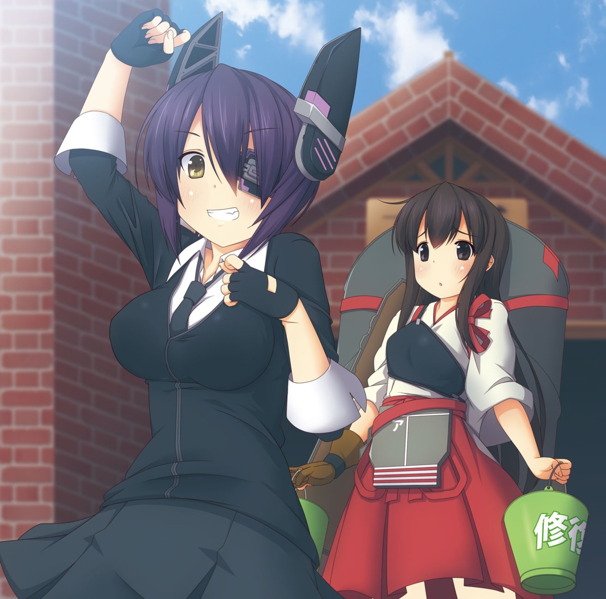 yukizuki kei (yossa) kantai collection akagi (kancolle) tenryuu ...