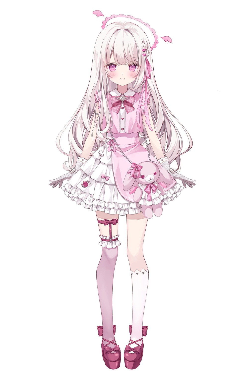 enilis hoshi vlash kagamia shukuri angel garter heels lolita fashion ...