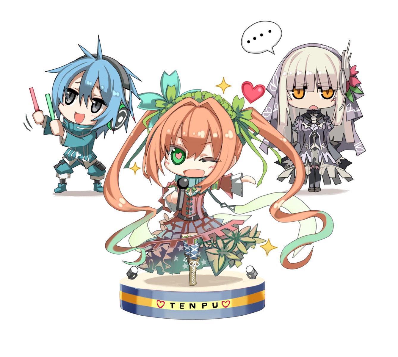 shino (eefy) clockwork planet ryuzu temp (clockwork planet) chibi ...
