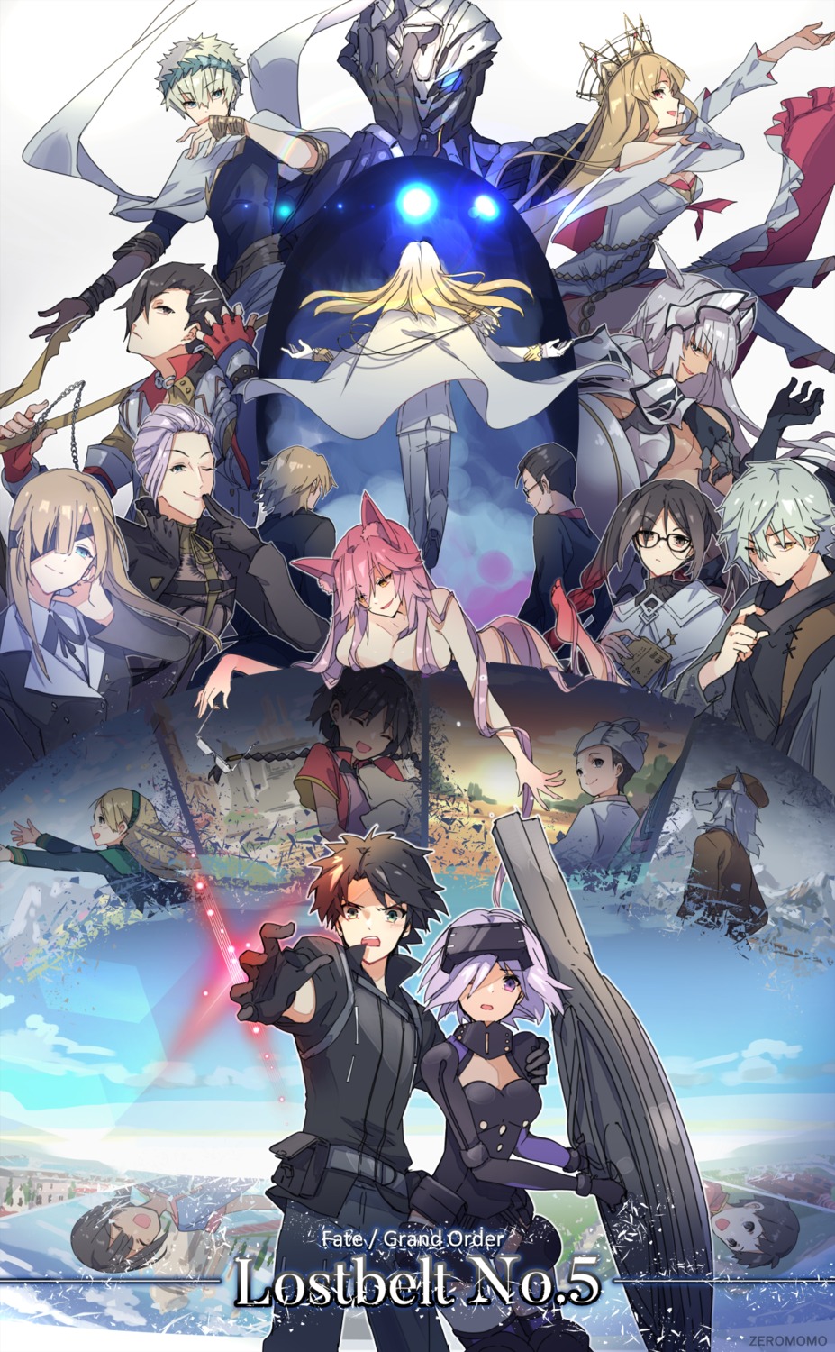 zeromomo fate/grand order akuta hinako beryl gut caenis (fate/grand ...