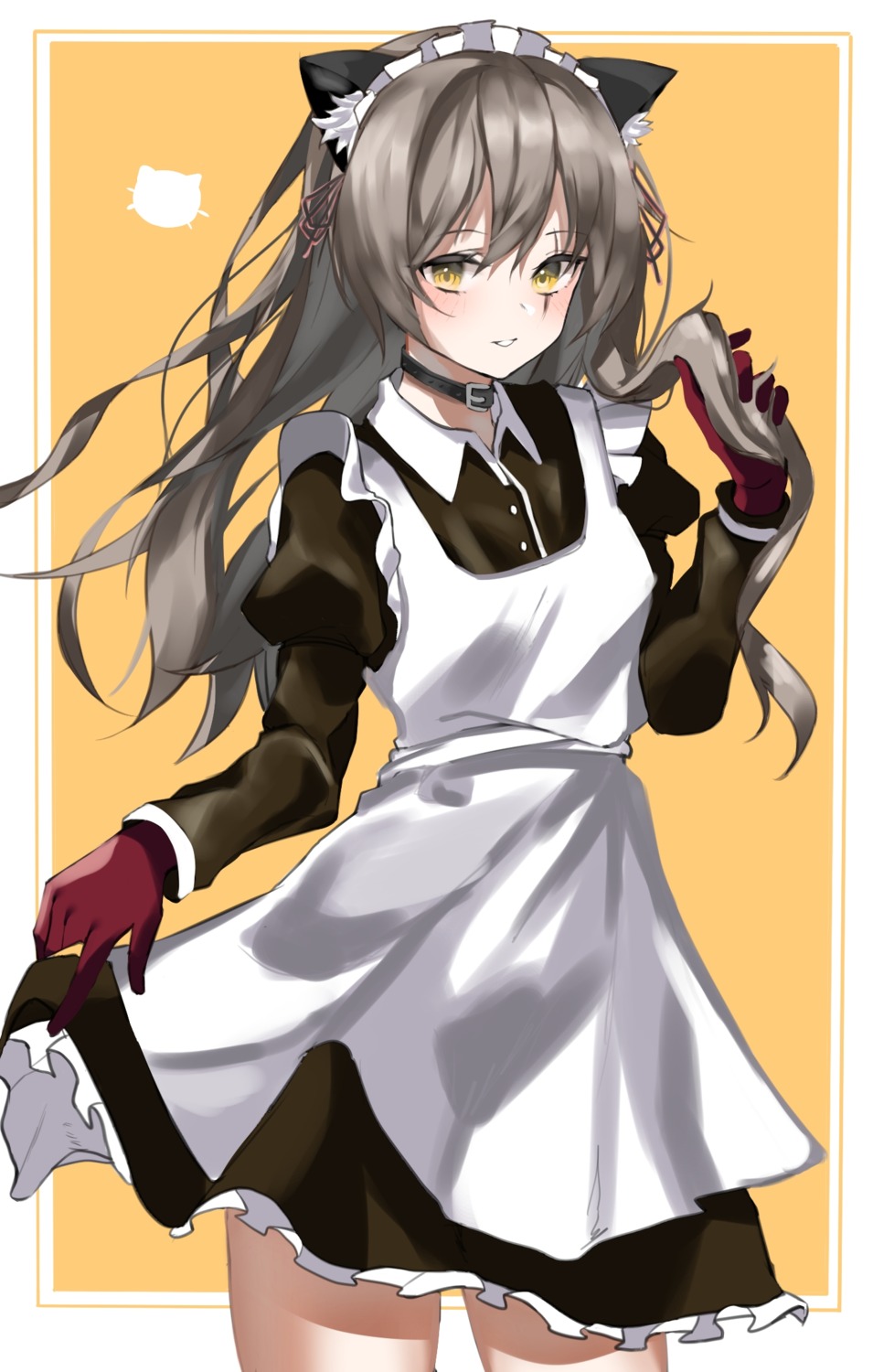 pengrani girls frontline ump45 (girls frontline) animal ears maid ...