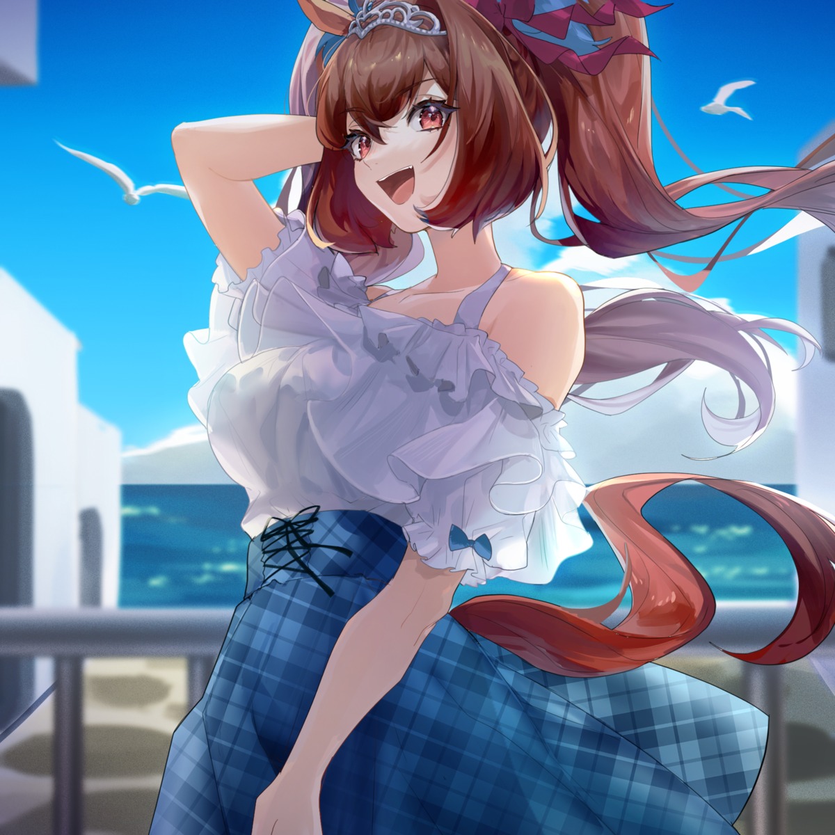 ethu uma musume pretty derby daiwa scarlet (umamusume) animal ears ...