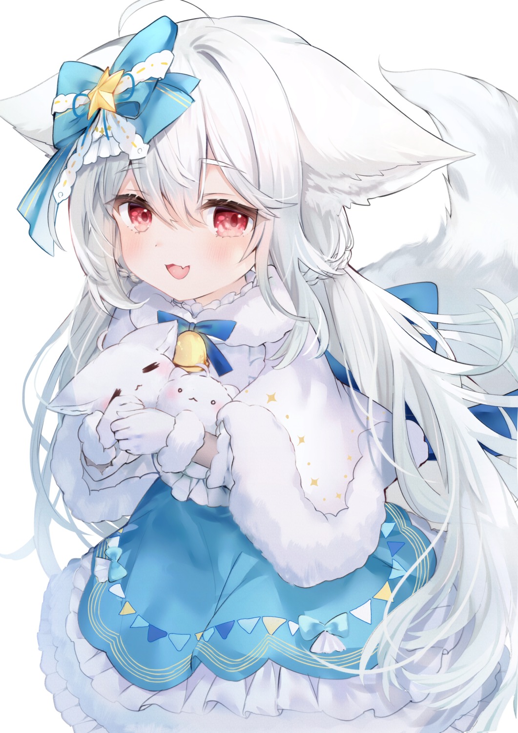 rucaco indie virtual youtuber sakurada shiro animal ears tail ...