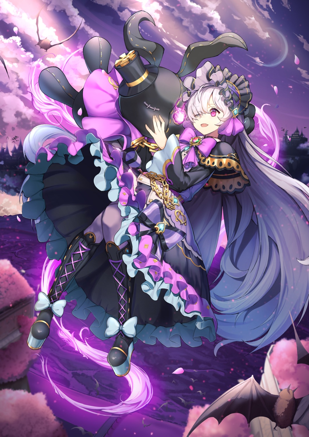 ohihil king's raid lavril (king's raid) dress gothic lolita lolita ...