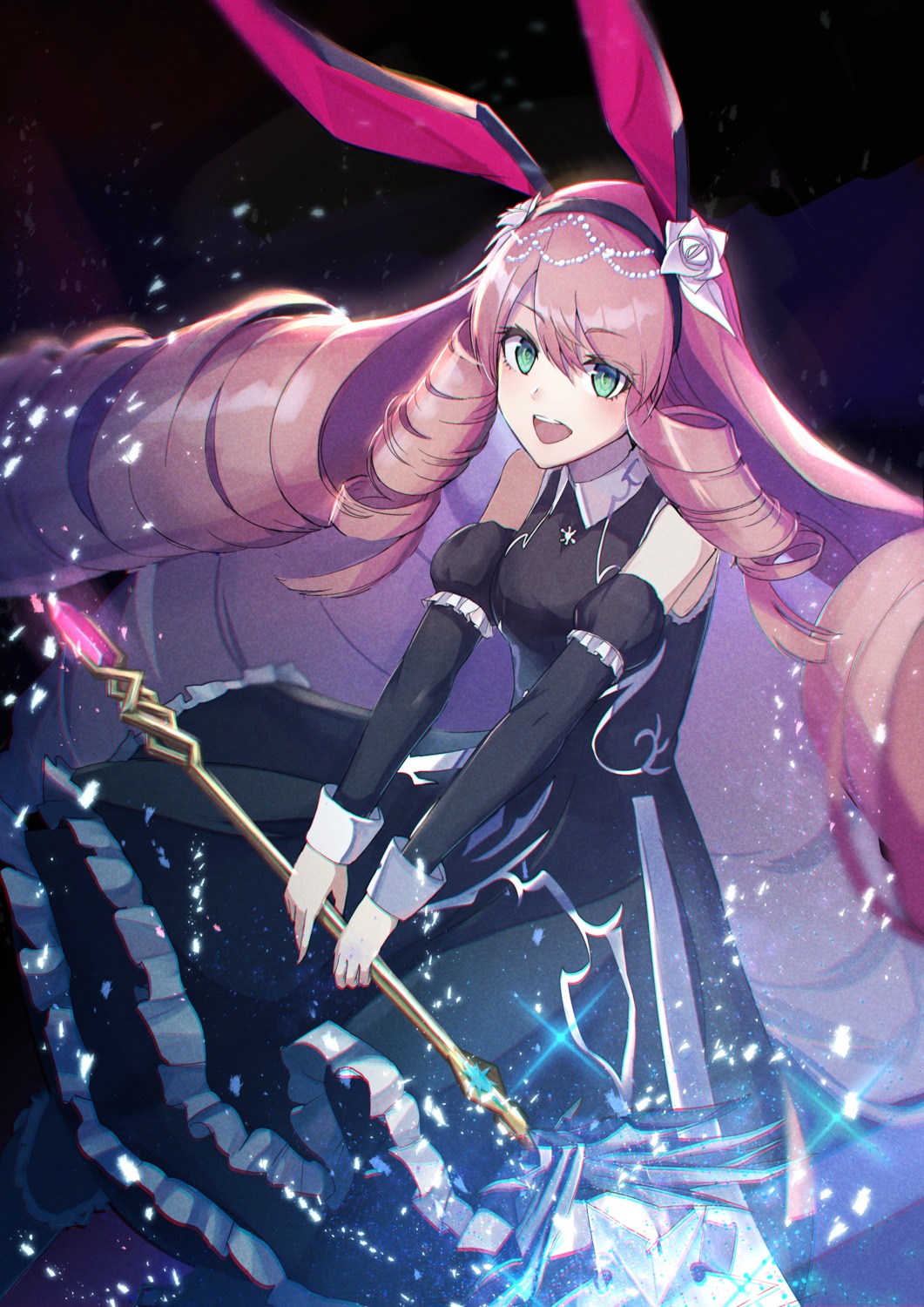 kagerou (gigayasoma) megido 72 animal ears bunny ears dress weapon ...