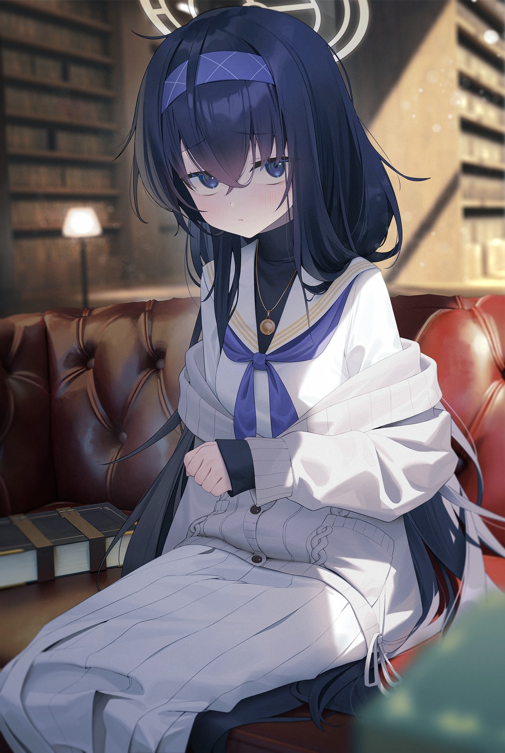 aya (lezon) blue archive kozeki ui halo seifuku sweater | #1134133 ...