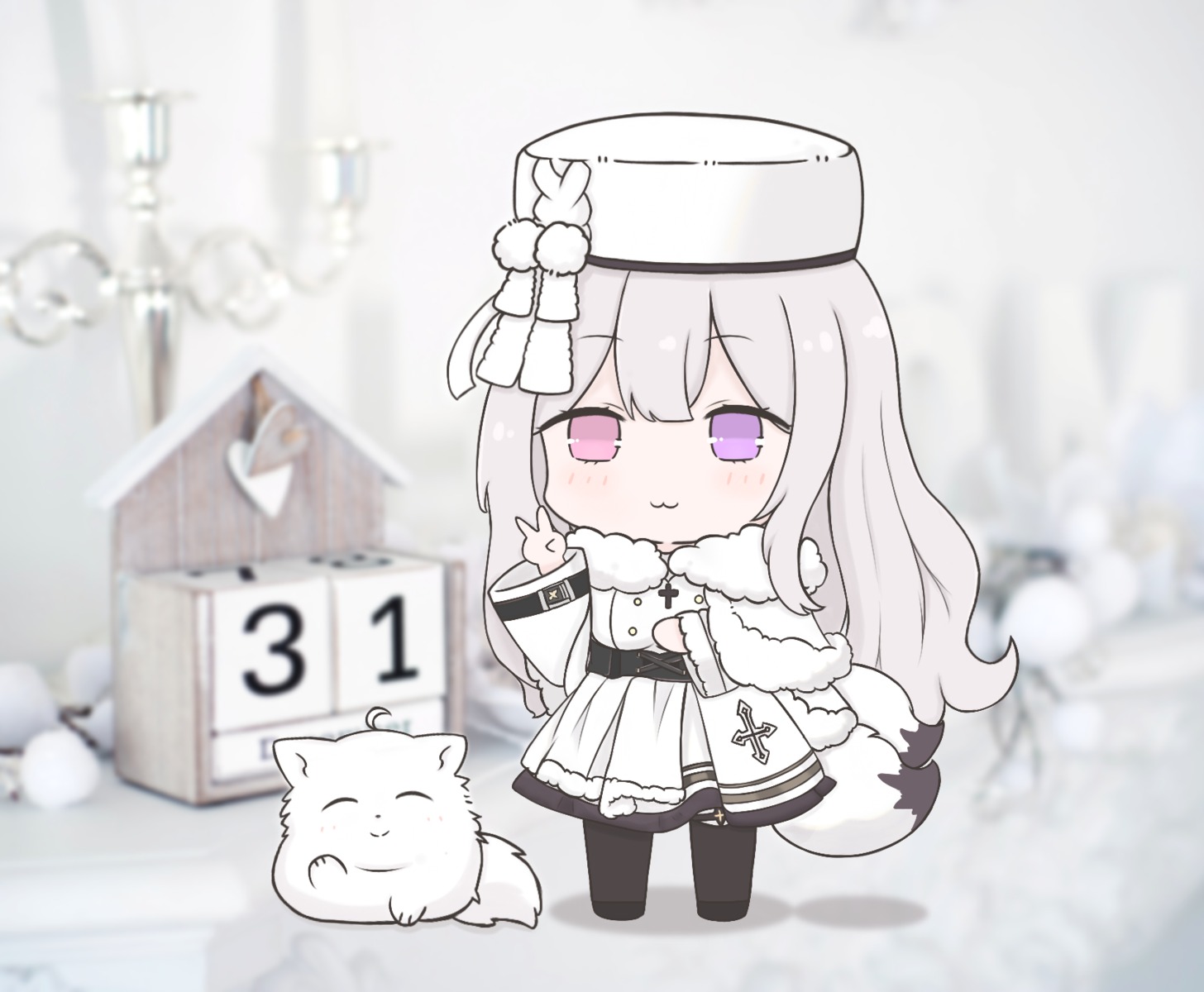 futaba azur lane murmansk (azur lane) chibi heterochromia neko ...