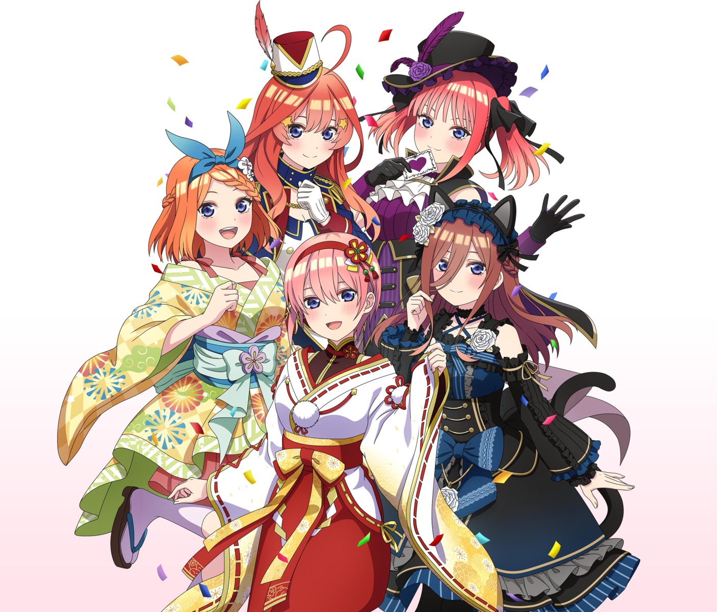 5-toubun no hanayome nakano ichika nakano itsuki nakano miku nakano ...