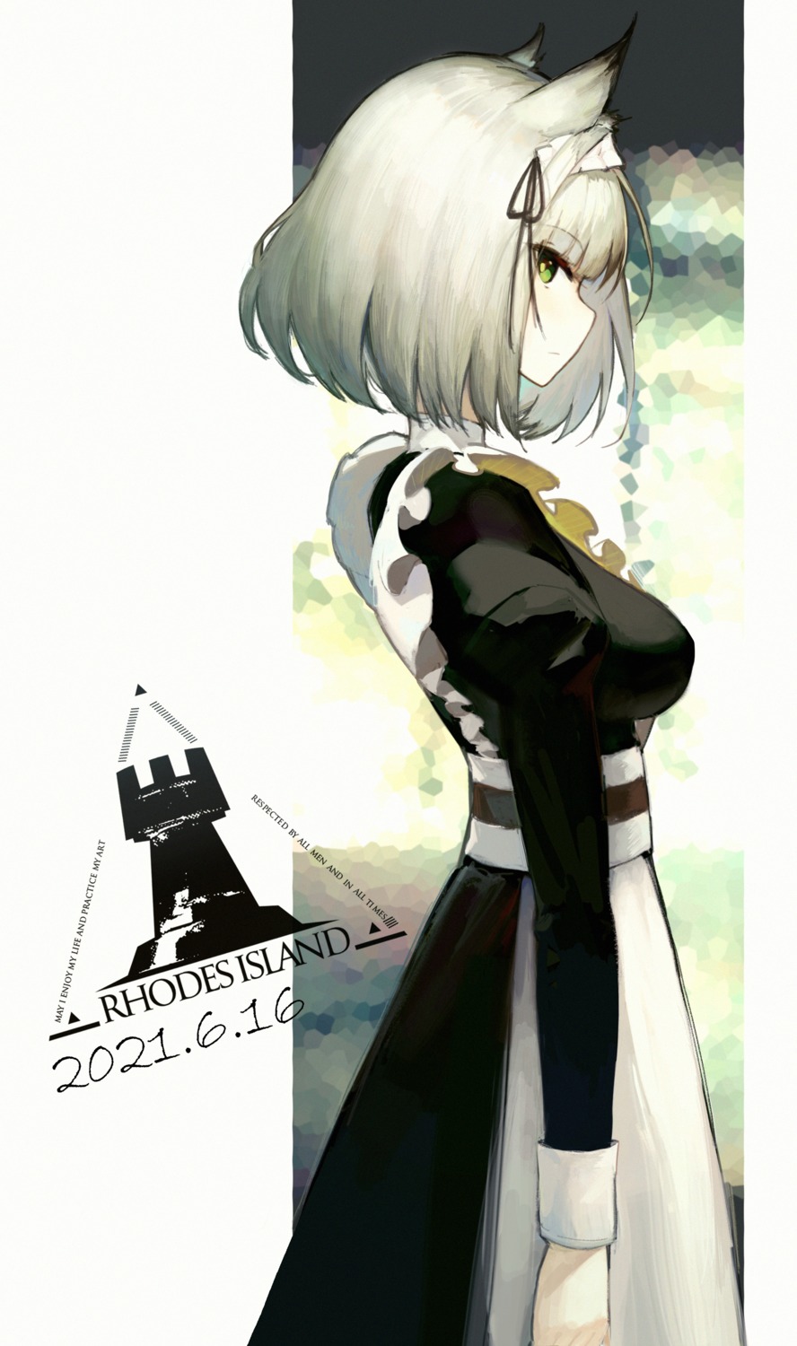 nai (daiduolaoge) arknights kal'tsit (arknights) animal ears maid ...