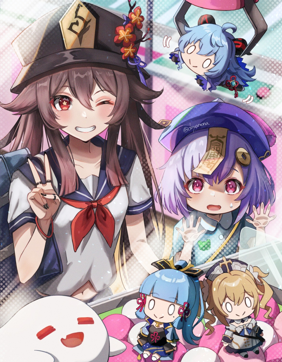 doyamona genshin impact barbara (genshin impact) ganyu hu tao kamisato ...