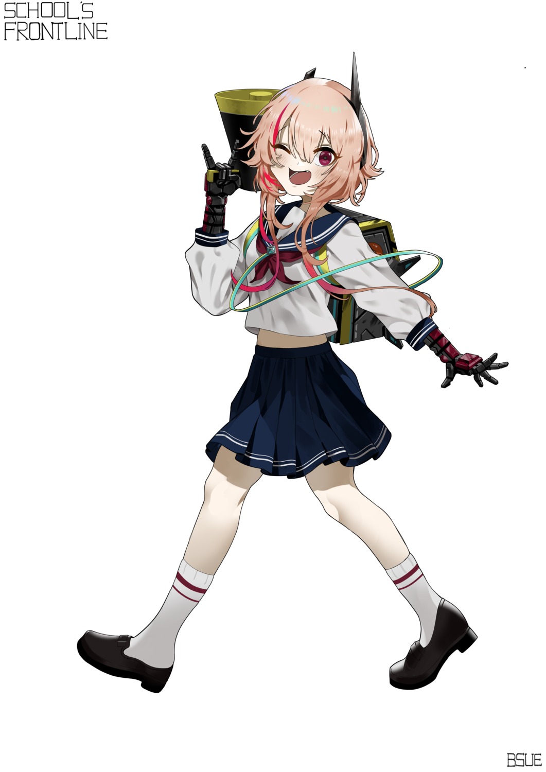 bsue girls frontline m4 sopmod ii (girls frontline) heels horns mecha ...