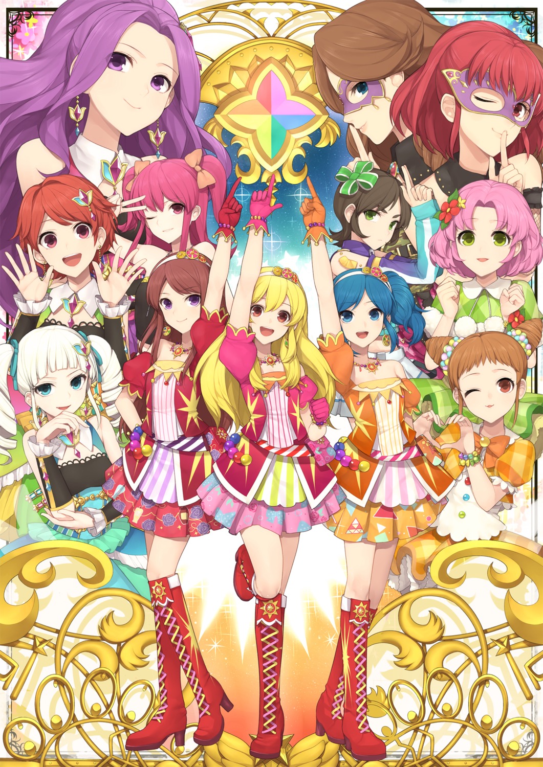 hitoto aikatsu! arisugawa otome hoshimiya ichigo hoshimiya ringo ...
