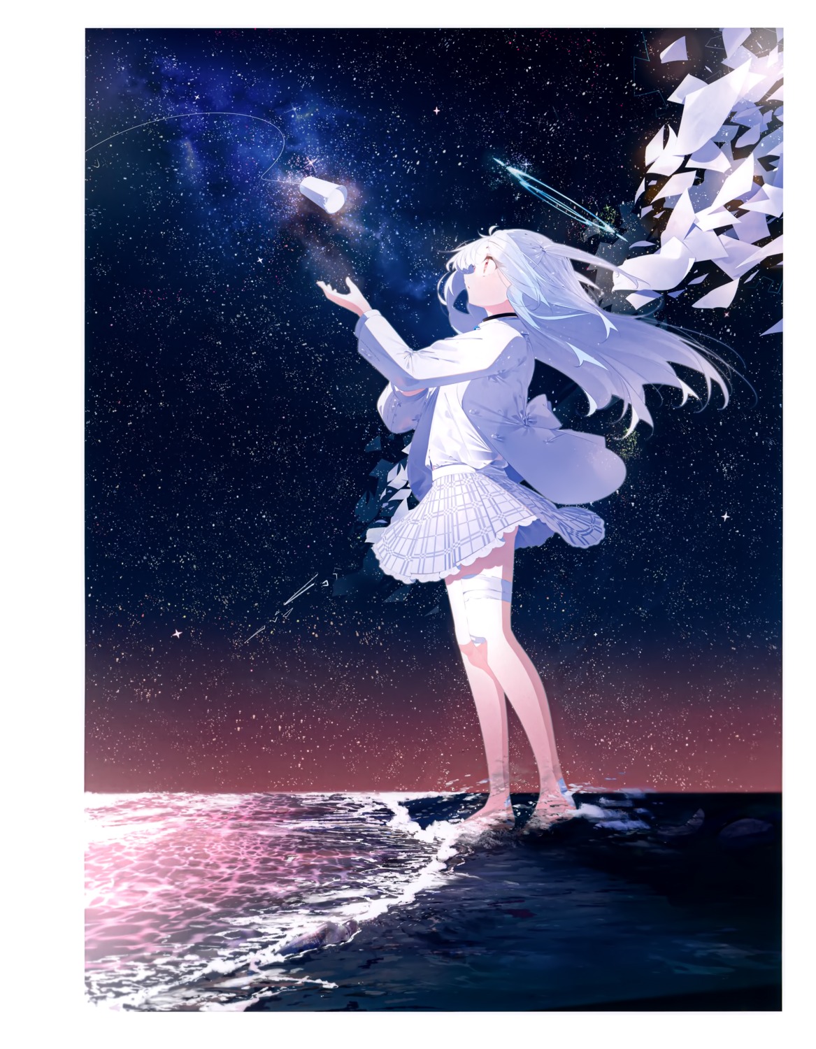 benio (dontsugel) angel garter seifuku wet | #968593 | yande.re