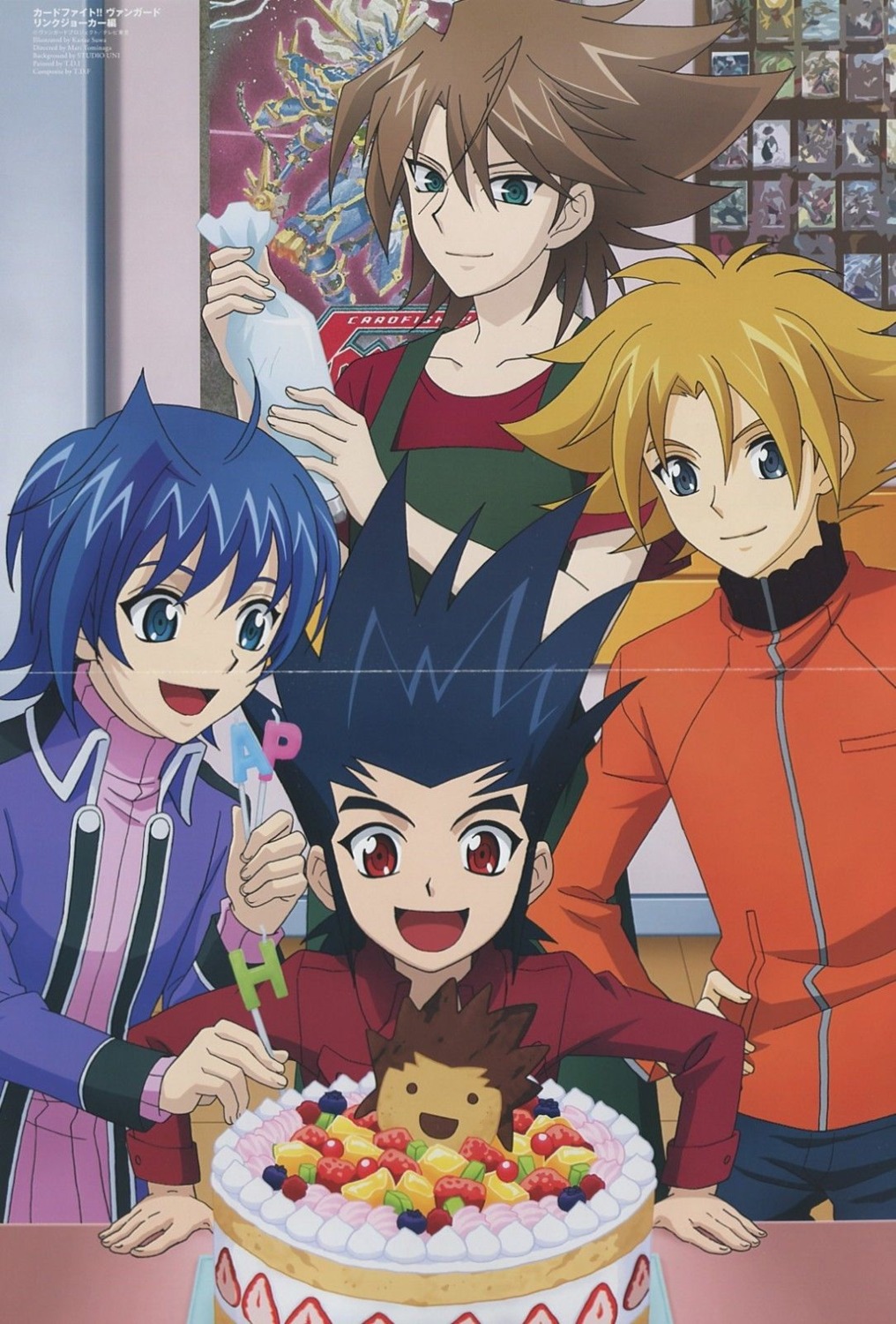birthday cardfight vanguard kai toshiki katsuragi kamui miwa taishi ...