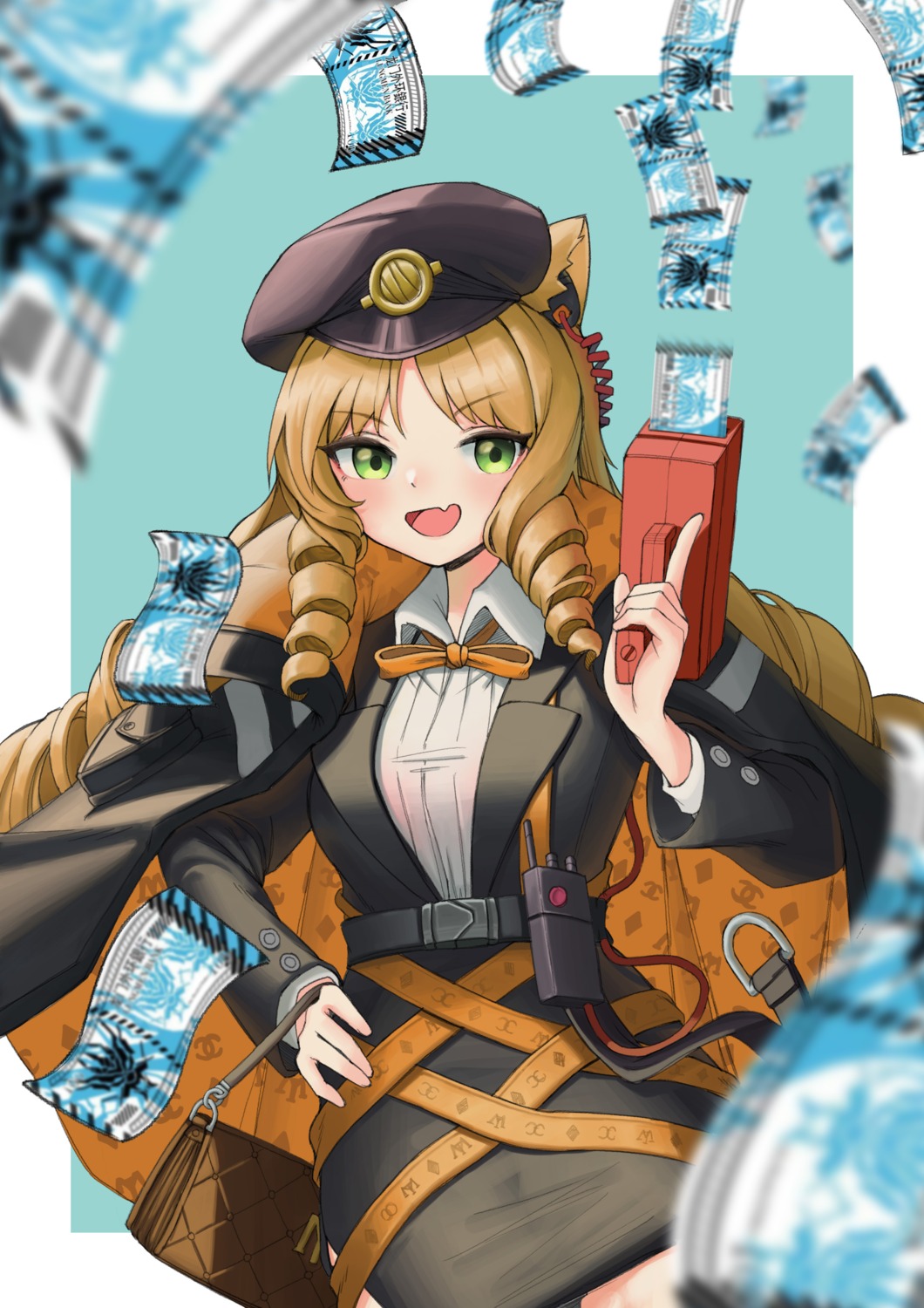 dong ji arknights swire (arknights) animal ears business suit | #813661 ...