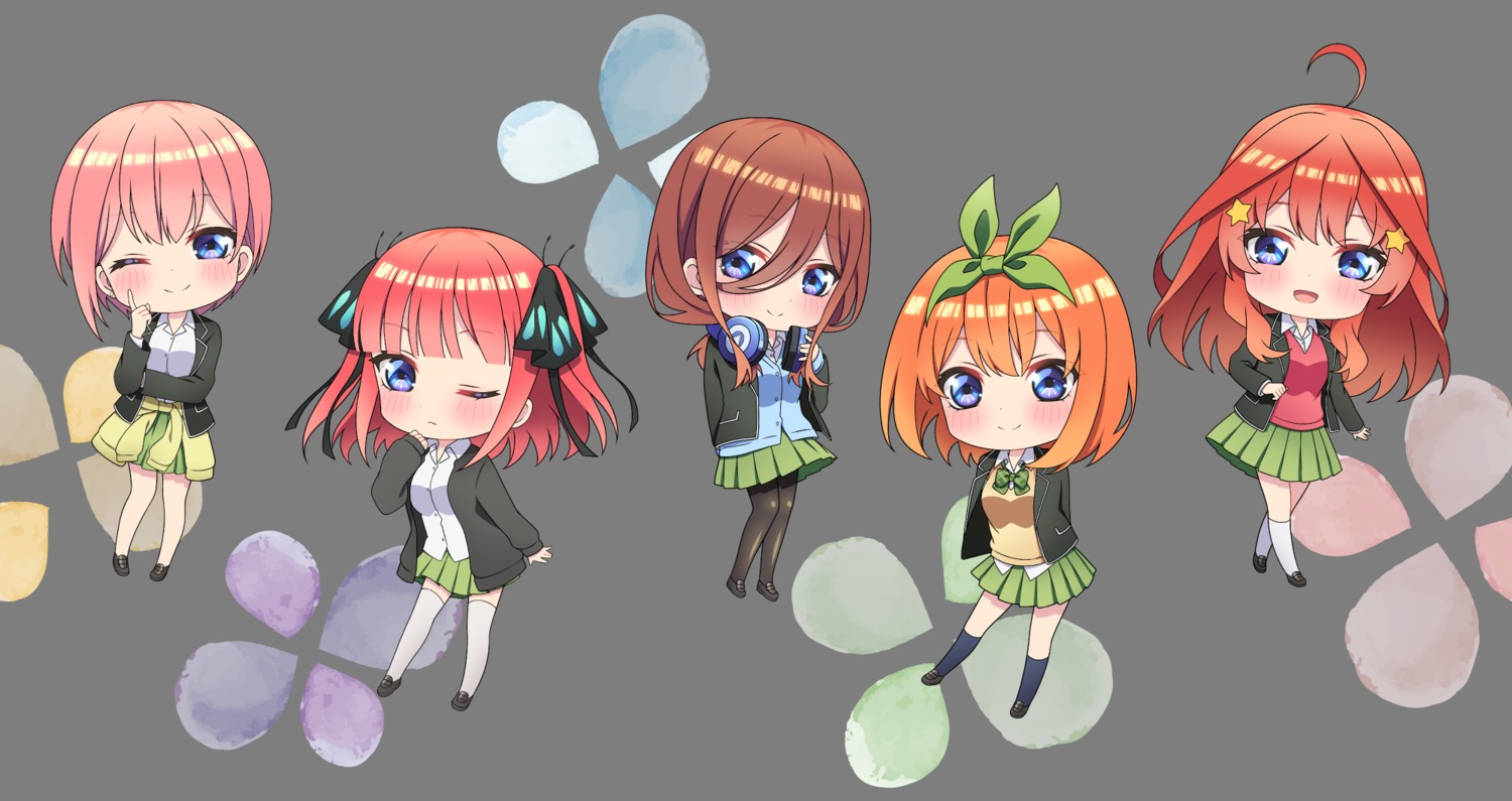 5-toubun no hanayome nakano ichika nakano itsuki nakano miku nakano ...