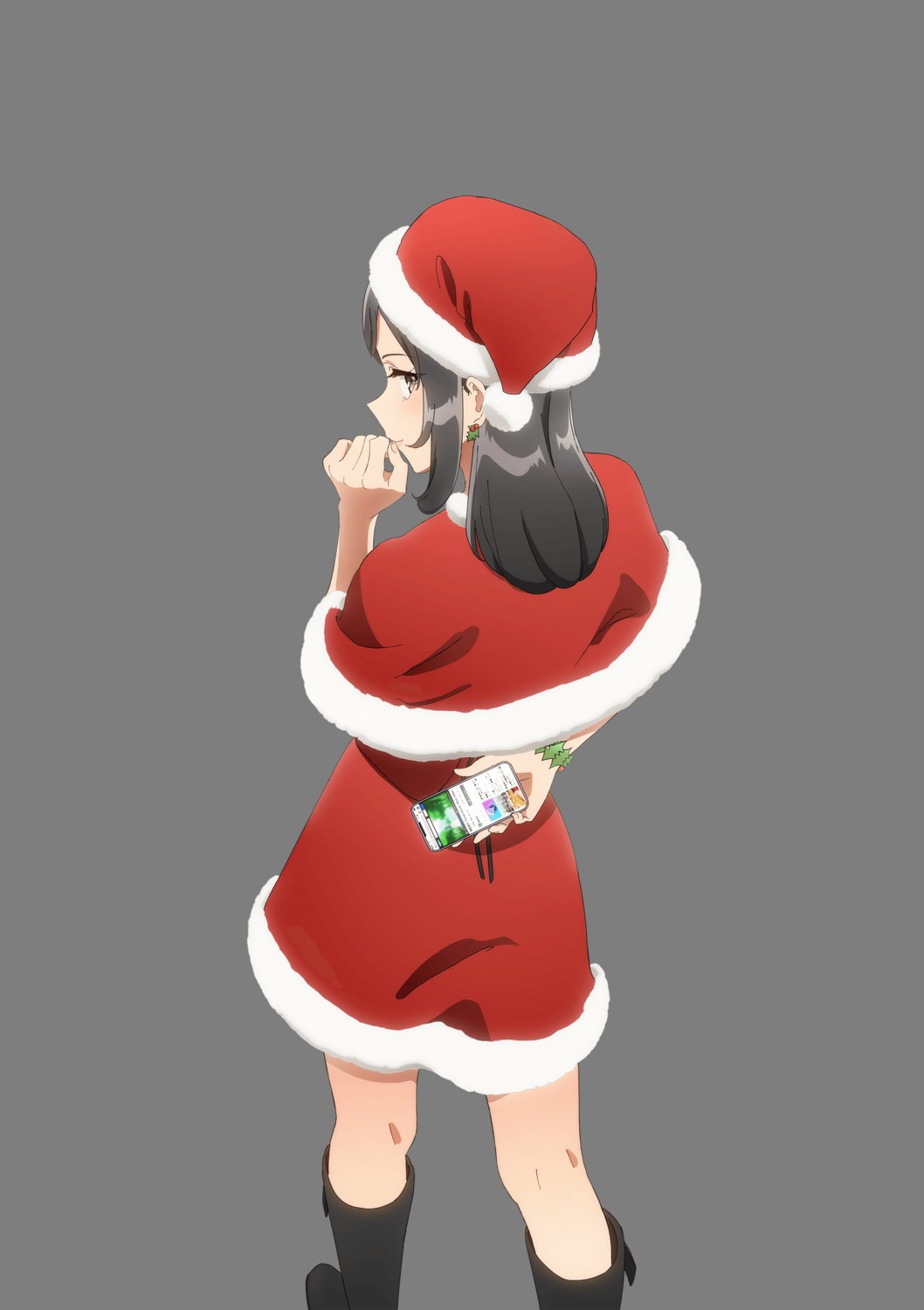 seishun buta yarou iwamizawa nene christmas dress tagme transparent png ...