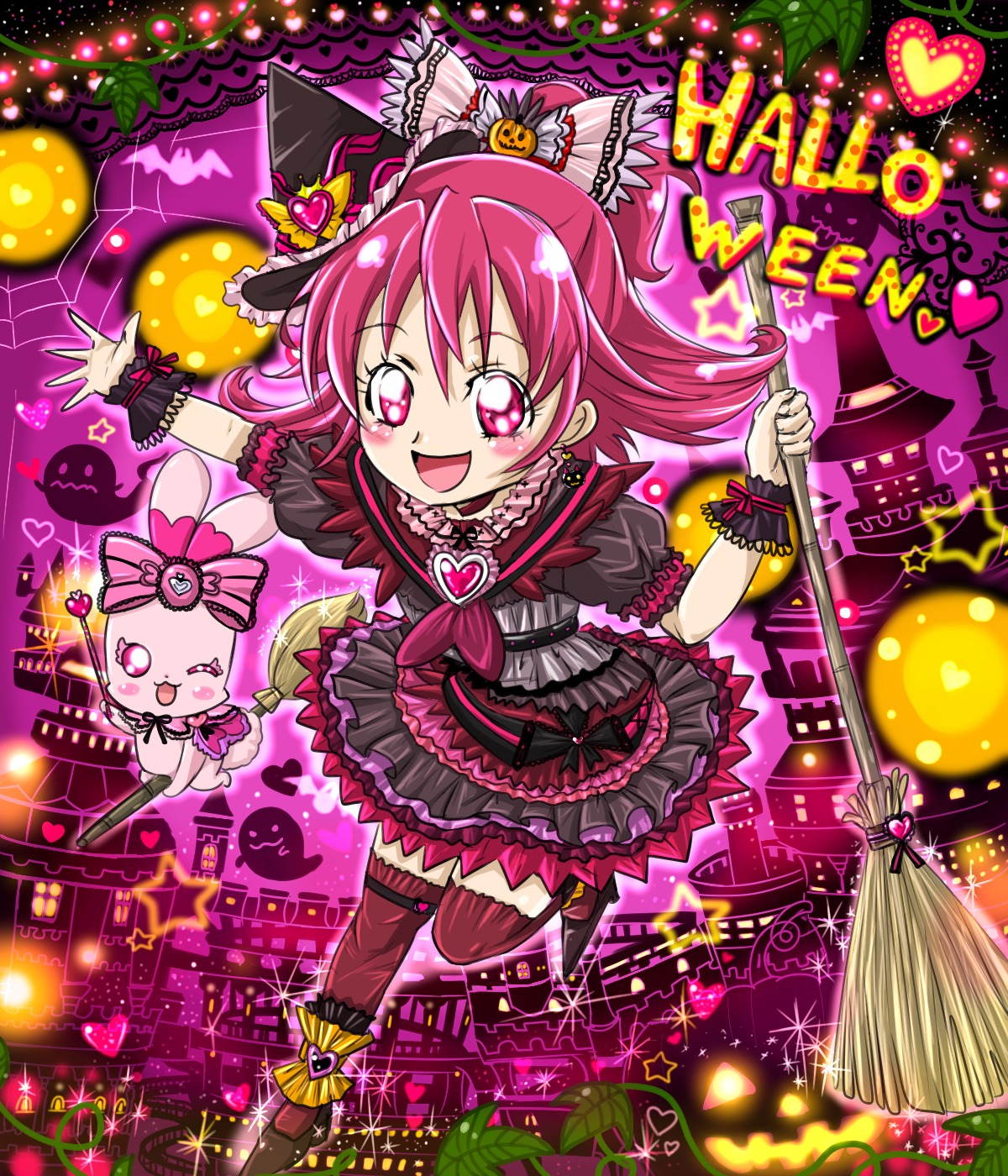 dokidoki! precure pretty cure aida mana sharuru (precure) chibi ...