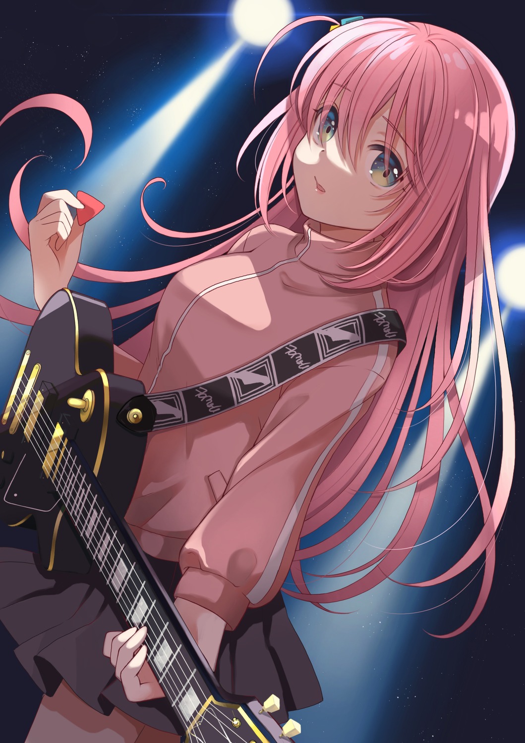 momo-tako bocchi the rock! gotou hitori guitar gym uniform seifuku ...