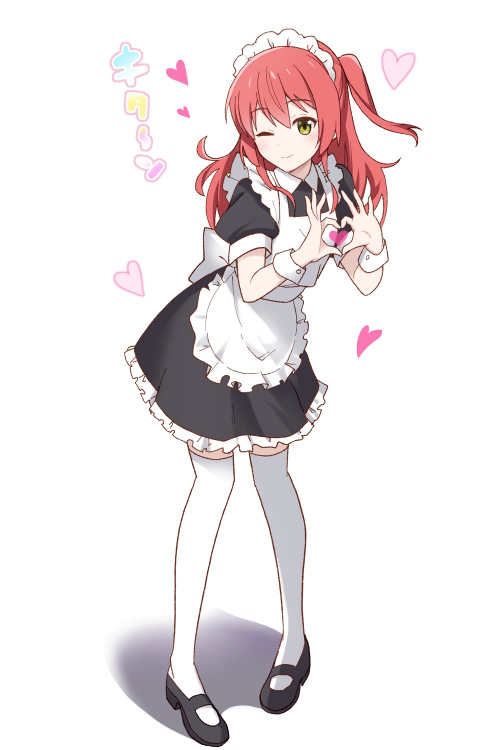 tonogai yoshiki bocchi the rock! kita ikuyo maid thighhighs | #1058059 ...