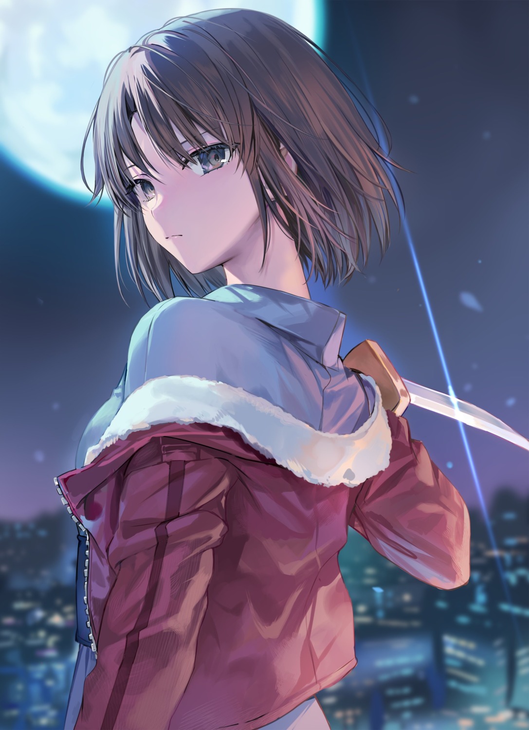 momoko (momopoco) kara no kyoukai ryougi shiki sword | #1173052 | yande.re