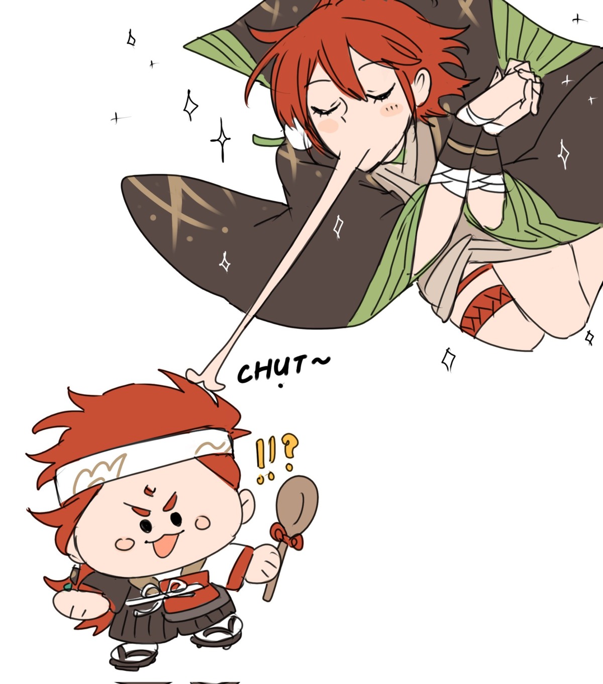 hanny (uirusu chan) onmyouji hina (hanny) shokurei bandages chibi ...