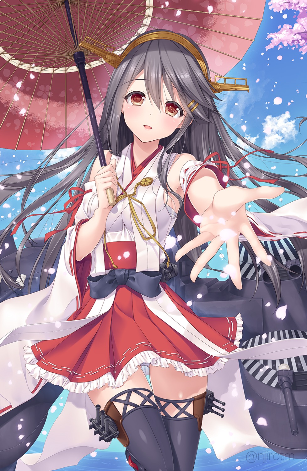 ichimatsu nana kantai collection haruna (kancolle) japanese clothes ...
