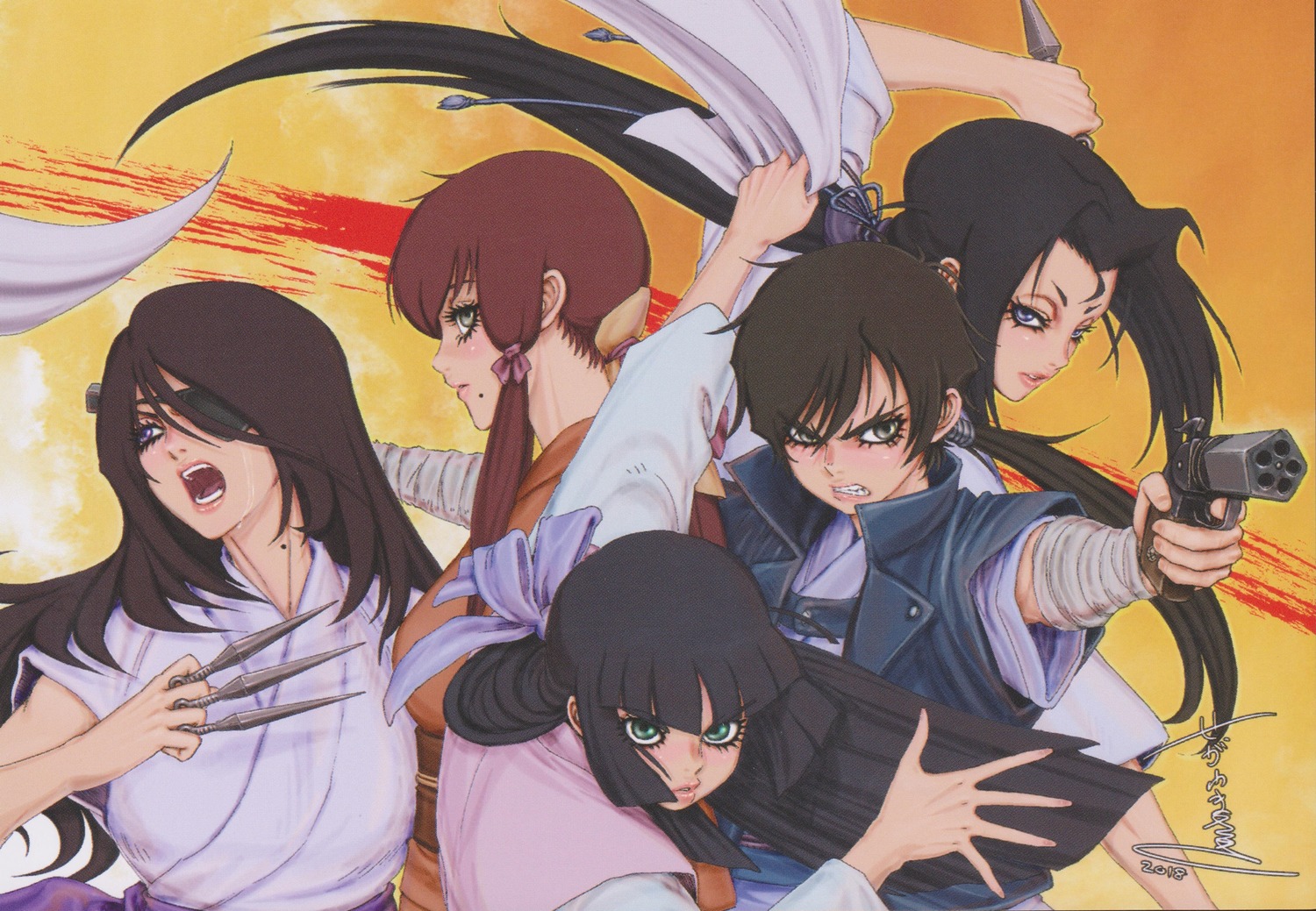 masaki segawa basilisk basilisk: ouka ninpouchou iga hibiki bandages ...