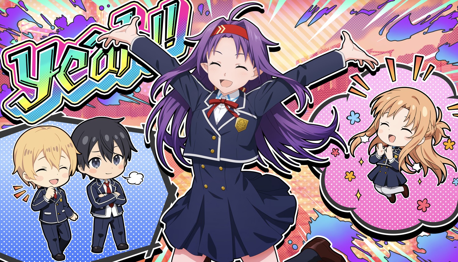 alfheim online sword art online asuna (sword art online) eugeo kirito ...