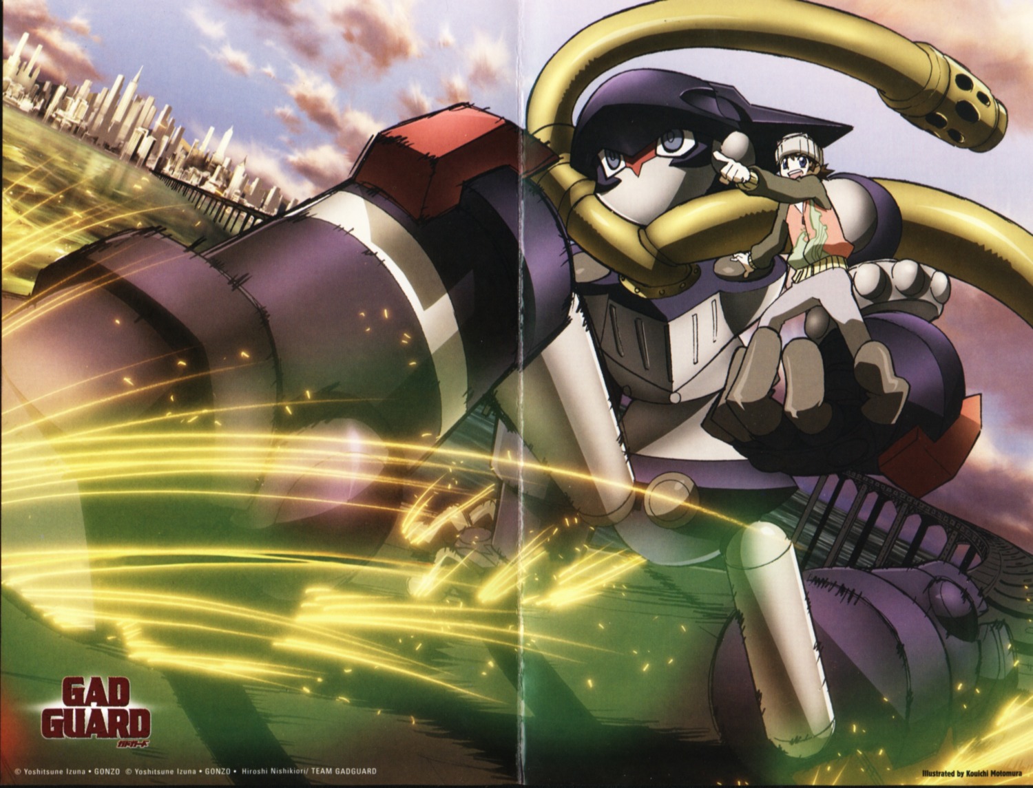 motomura kouichi gad guard lightning (gad guard) sanada hajiki mecha ...
