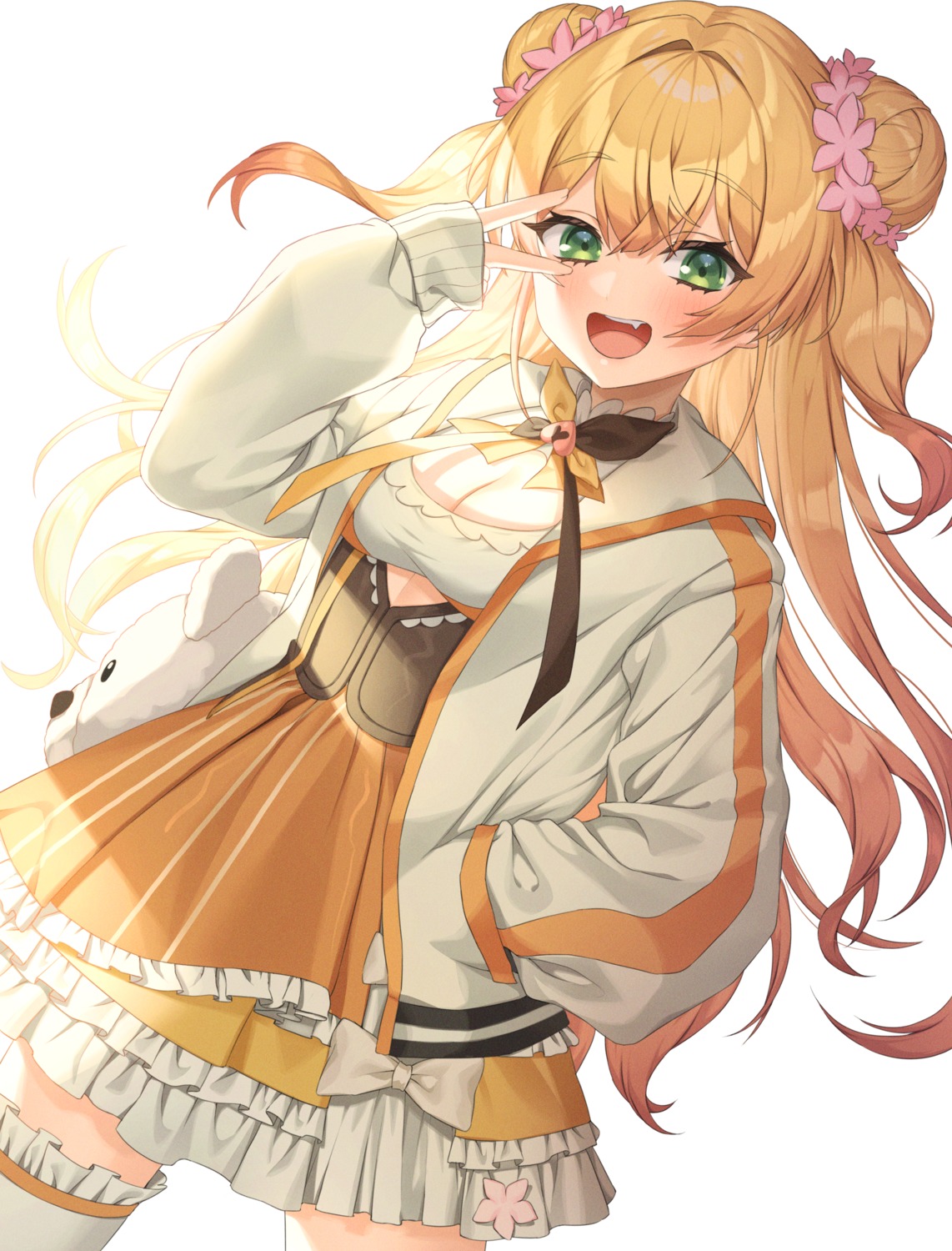 xiho (xi ho ) hololive momosuzu nene cleavage thighhighs | #789498 ...