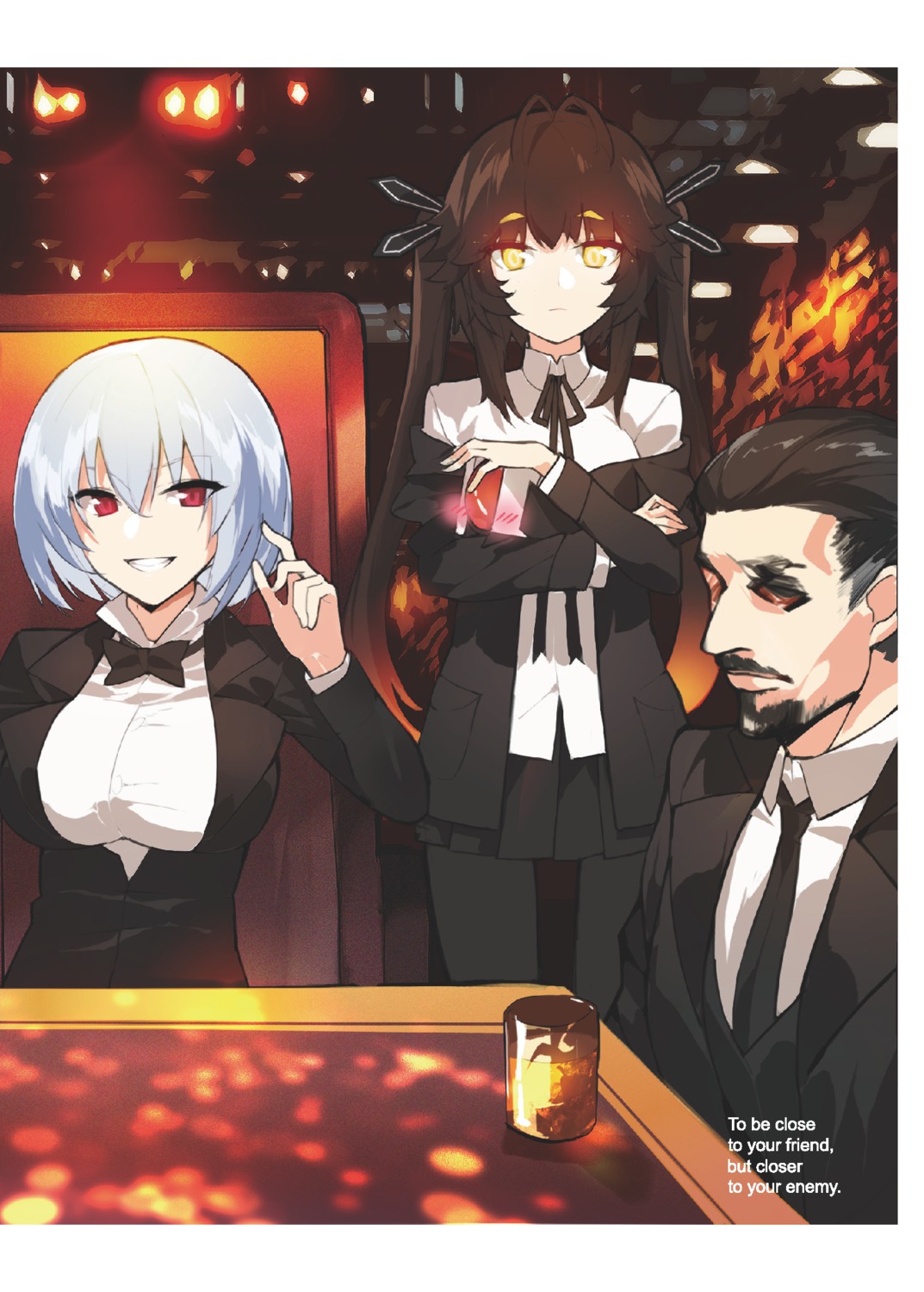 girls frontline thompson (girls frontline) business suit pantyhose ...