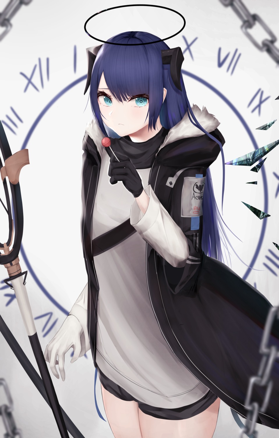 mo (mainiti omoti) arknights mostima (arknights) angel horns weapon ...