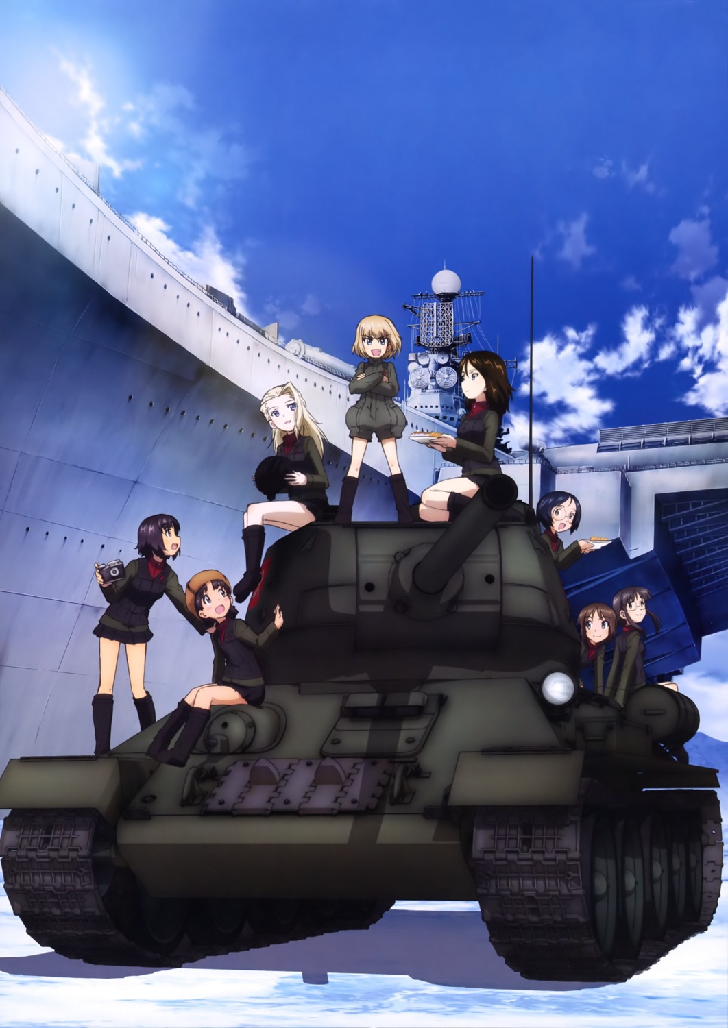 girls und panzer alina (girls und panzer) clara (girls und panzer ...