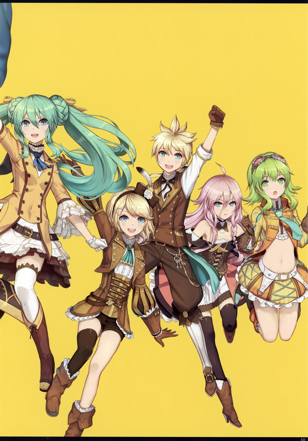 2d vocaloid gumi hatsune miku ia (vocaloid) kagamine len kagamine rin ...