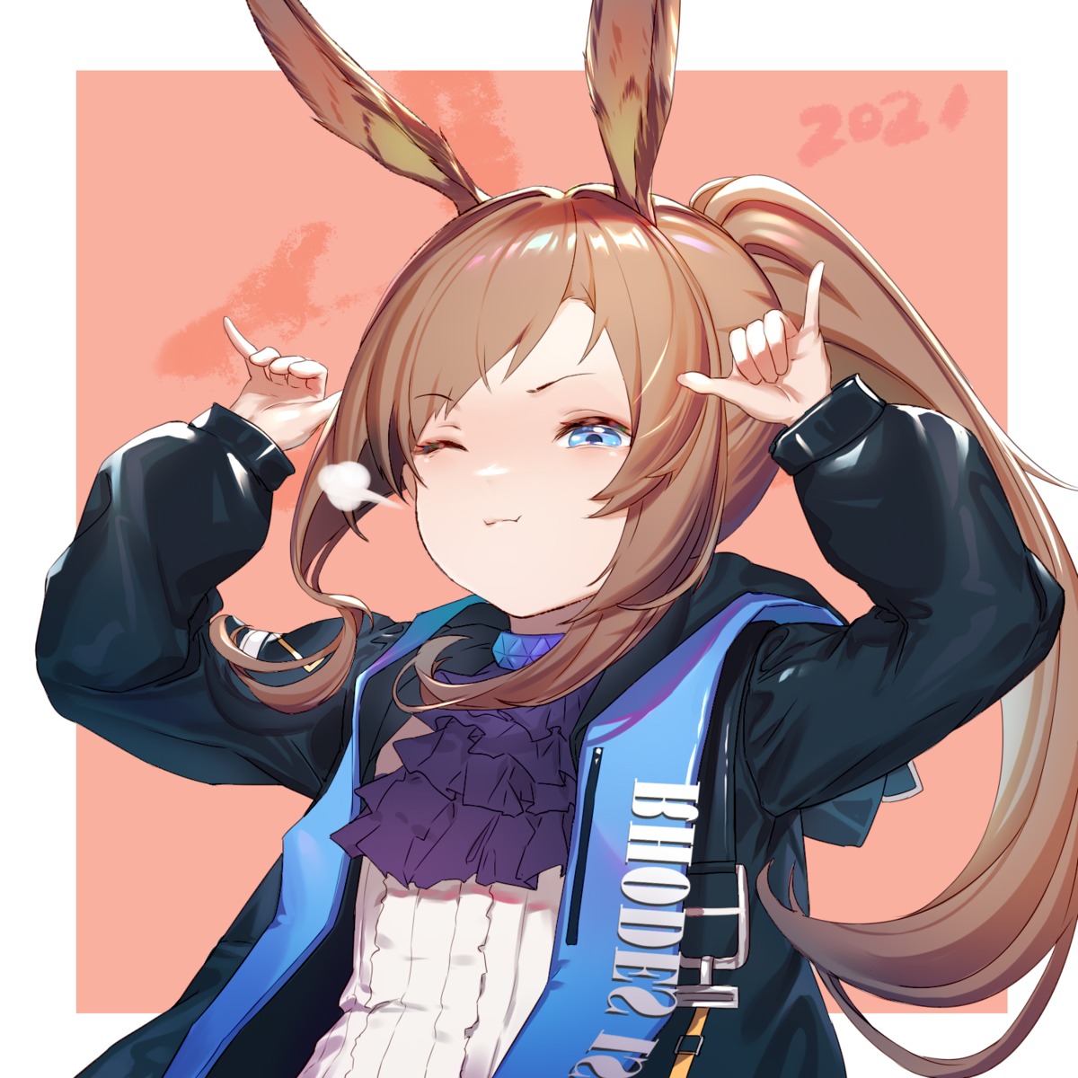 kato (kato) arknights amiya (arknights) animal ears bunny ears ...