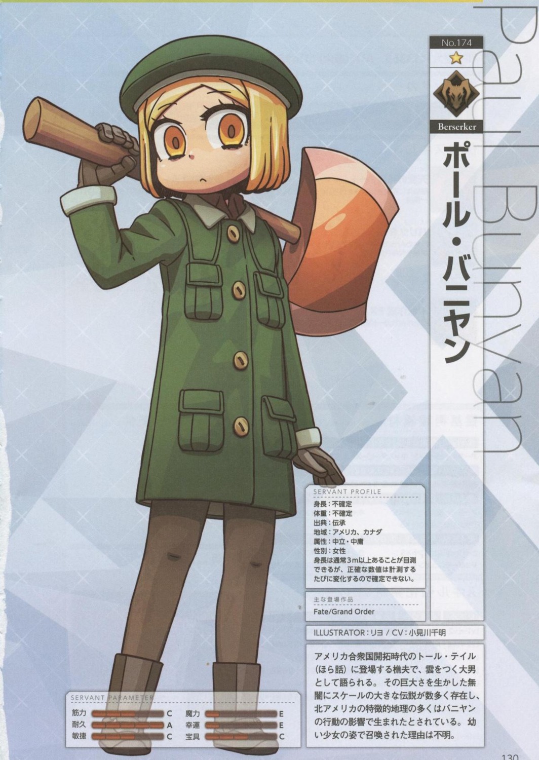 riyo (lyomsnpmp) fate/grand order paul bunyan (fate/grand order ...