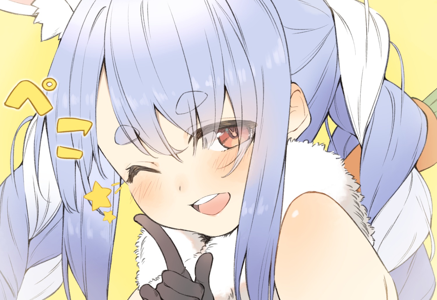 joker (tomakin524) hololive usada pekora animal ears bunny ears ...