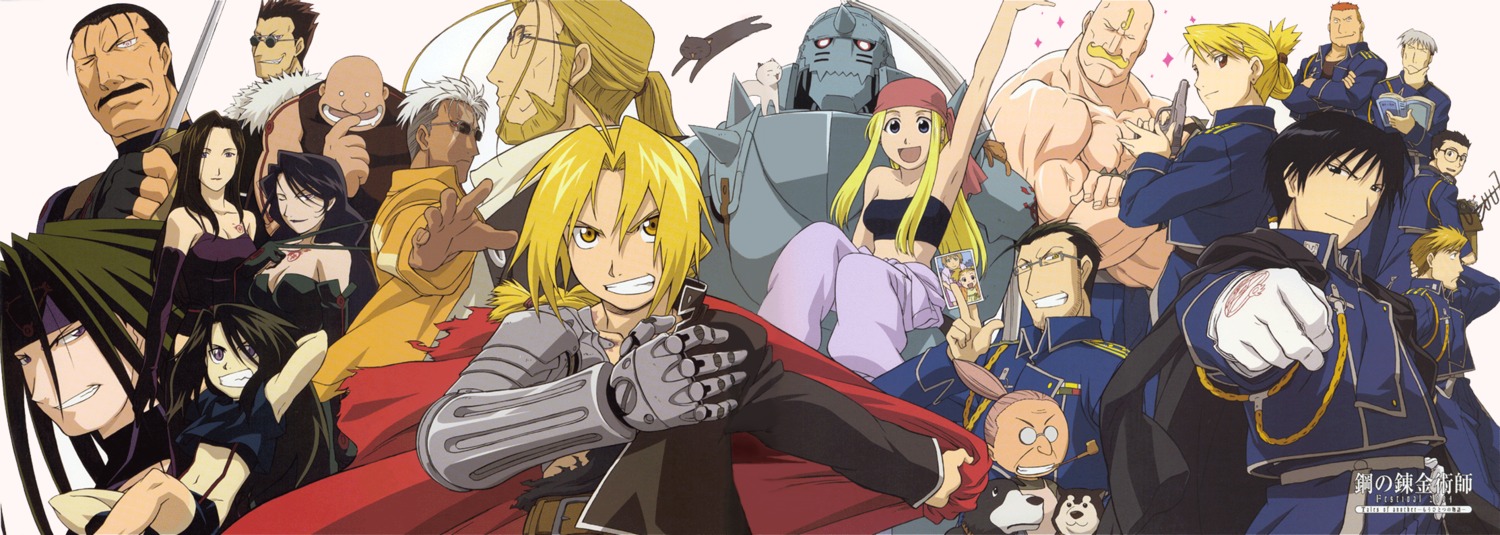 fullmetal alchemist alex louis armstrong alphonse elric black hayate ...